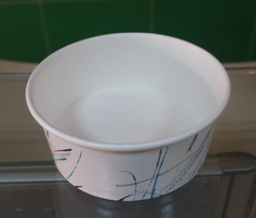 Cina Insalatiera eliminabile su ordinazione delle tazze di carta del gelato della stampa con i coperchi in vendita