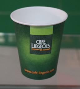 Cina 7 once con le tazze di carta a parete semplice stampate Flexo di progettazione dell'inchiostro del commestibile per caffè e tè in vendita