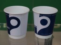 China Custom Disposable Coffee Cups PE Coating Paper Offset Flexo Printing for sale