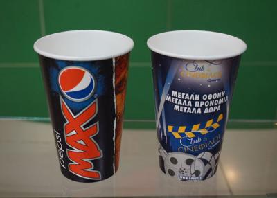 Cina le tazze di carta della bevanda fredda della soda 20oz con i coperchi, portano via le tazze di caffè del cartone in vendita