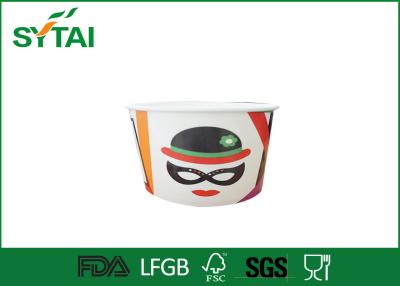 Cina Logo di 16 Oz che stampa il commestibile di carta dei contenitori eliminabili del gelato in vendita