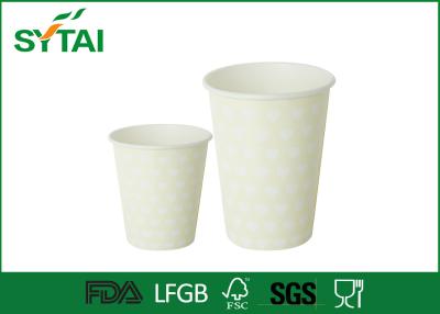 Cina Tazze di carta a parete semplice su misura per il succo di Friut o tazze di caffè asportabili 9oz 80 ml in vendita