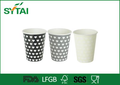 Cina Tazze riciclabili per la bibita, tazze della carta kraft di Brown Di caffè 8oz in vendita