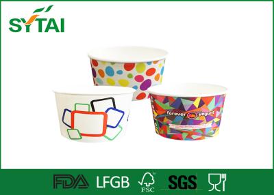 Cina Piccola stampa personalizzata Frozen Yogurt & Ice Cream Bicchieri di carta con coperchi, carta Bocce 2 oz in vendita