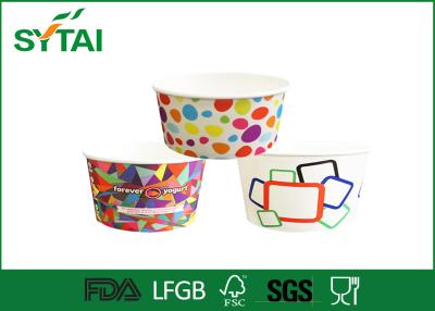 Cina Piccola stampa personalizzata Frozen Yogurt & Ice Cream Bicchieri di carta con coperchi, carta Bocce 2 oz in vendita