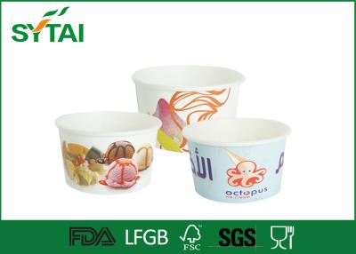China A extra grande recicl recipientes impressos costume do gelado para o alimento frio à venda