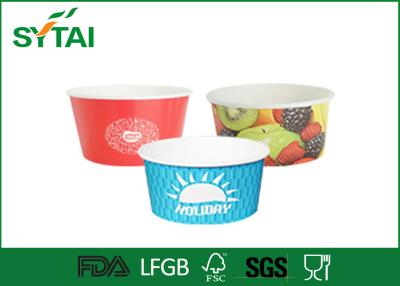 China A extra grande recicl recipientes impressos costume do gelado para o alimento frio à venda