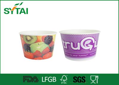 Cina tazze di carta su ordinazione del gelato 500ml, tazze di carta riciclabili amichevoli di Eco in vendita