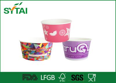 Cina tazze di carta su ordinazione del gelato 500ml, tazze di carta riciclabili amichevoli di Eco in vendita