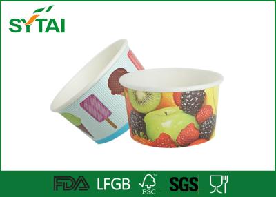 Cina tazze di carta su ordinazione del gelato 500ml, tazze di carta riciclabili amichevoli di Eco in vendita
