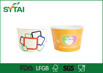 Cina 20oz contenitori di carta ricoperti pe del gelato doppio/scelgono per alimento freddo in vendita