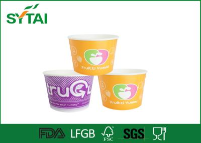 中国 20oz は冷たい食糧のための Pe によって塗られるアイス クリームの紙器選抜しましたり/倍の 販売のため