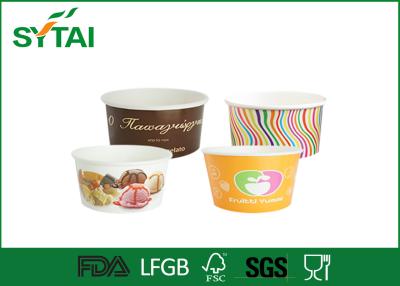 Cina Il gelato riciclato della carta della stampa di eco 10oz foggia a coppa la capacità 600ml in vendita