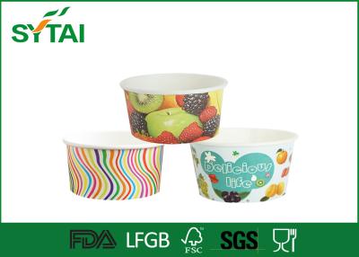 Cina Il gelato della carta dell'inchiostro del commestibile di 4 Oz foggia a coppa la stampa di Flexo amichevole in vendita