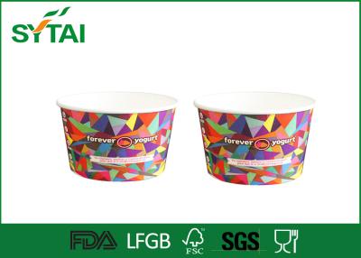 Cina Il PE ha ricoperto stampa di carta di Flexo di 8/12/16 la piccola tazze del gelato di Oz in vendita