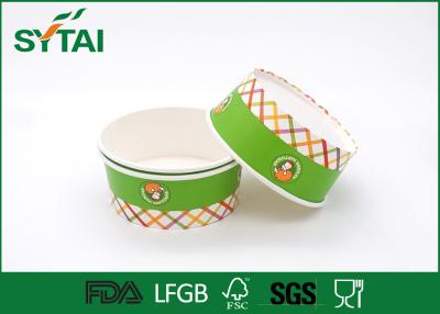 Cina FDA/SGS/ISO9001 ha personalizzato le tazze di carta del gelato che stampano per i frutti in vendita