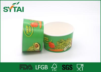 Cina Insalatiera di carta biodegradabile verde di grande capacità per le verdure in vendita