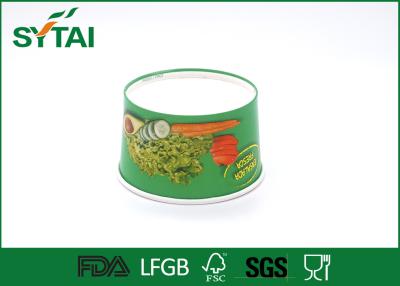 Cina Insalatiera di carta biodegradabile verde di grande capacità per le verdure in vendita