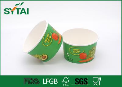 Cina Insalatiera di carta biodegradabile verde di grande capacità per le verdure in vendita