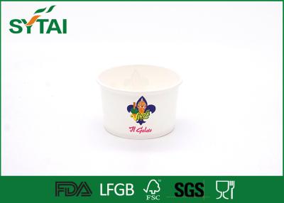 Cina La dimensione di 6 Oz 240 ml del Libro Bianco di gelato amichevole eco- eliminabile foggia a coppa impermeabile in vendita