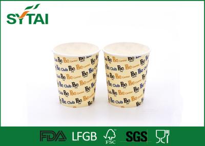 Cina 8 Oz portano via la tazza di carta su misura eliminabile variopinta con l'inchiostro del commestibile in vendita