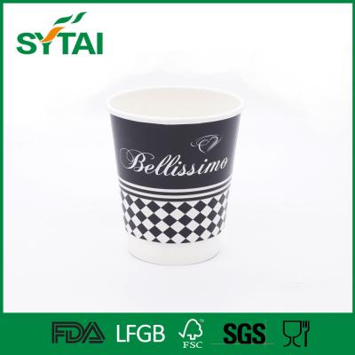 Cina tazze di carta doppie eliminabili 4-18oz con Flexo/stampa offset, Eco amichevole in vendita