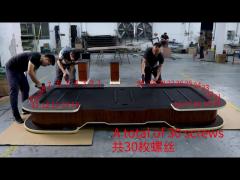 craps table set up video