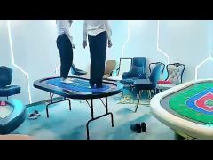 Foldable Texas Hold'em Poker Table
