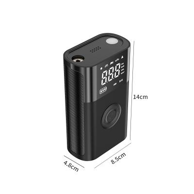 China Portable Cordless Tire Inflator Air Compressor with Digital Pressure Gauge LED Light for sale