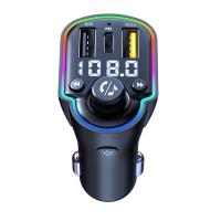 Quality Dual USB Car Charger FM Transmitter Bluetooth Car MP3 Player FM Transmitter for sale