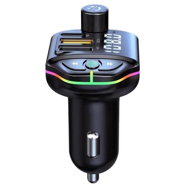 Quality Bluetooth 5.0 12W Car FM Transmitter Hands Free Car Mp3 Player Transmitter for sale
