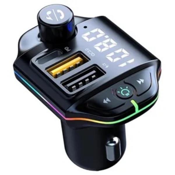 Quality 12V - 24V Car FM Transmitter Bluetooth 5.0 With Hands Free Calling Music Player for sale