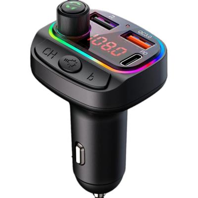 China PD18W Car FM Transmitter Fast Charging Bluetooth Hands Free FM Transmitter for sale