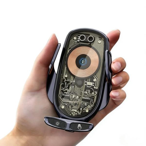 Quality 66W Magnetic Car Phone Holder With Fast Charging Hands Free Car Phone Holder for sale