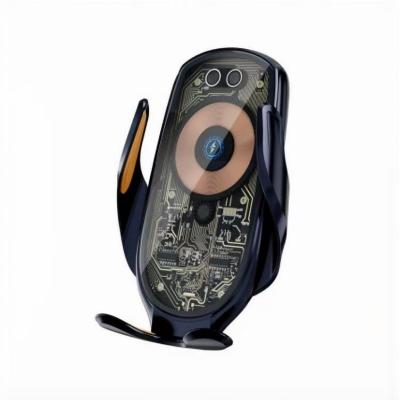 China Hands Free Driving Magnetic Car Phone Mounts With Wireless Charging for sale