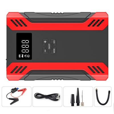 China Multifunction Portable Jump Starter 2000A With Air Compressor Car Battery Booster Power Pack for sale