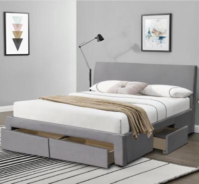 Китай 4 Drawer Hidden Sliding Storage Bed Grey Velvet Fabric SGS Certificate продается