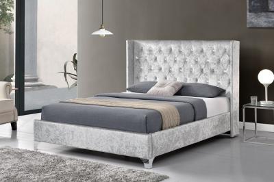 Cina BSCI ha ricoperto re Size Bed Frame del compensato della struttura del letto con le ali in vendita