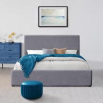 Китай Linen Oem King Size Ottoman Bed Frame Bedroom Furniture продается