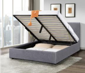 中国 Extraordinary Tufted Storage Bed Double Size With Gas Lift Mechanism 販売のため