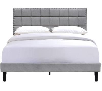 Cina One Carton Package Tufted Bed Frame Headboard Queen Size in vendita
