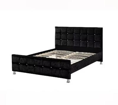 Cina Bed Frame with Headboard, Sturdy Platform Bed with Wooden Slats Support in vendita