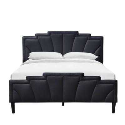 Cina A very ordinary Upholstered Bed Frame with a distinctive headboard,different from others. in vendita