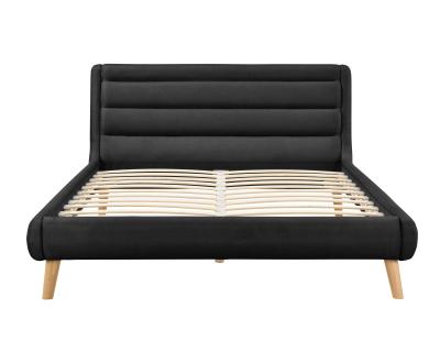 China Upholstered Bed Frame With Unique Shape And Its Design Will Fit Your Home Decoration Style. à venda
