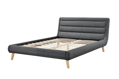 China Upholstered Bed Frame With Unique Shape And Its Design Will Fit Your Home Decoration Style. à venda