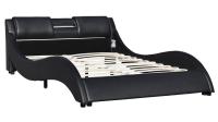 China Footend LED Upholstered Bed for sale