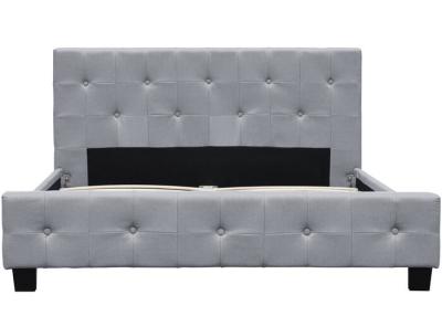 Cina Luce facile Grey Fabric Bed Frame di re Single Upholstered Bed dell'Assemblea in vendita
