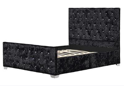 Cina BSCI ha ricoperto la struttura del letto con Diamond Headboard European Style Customized in vendita