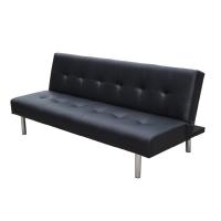 China Leather Three Seater Sofa Bed for sale