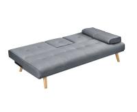 China Multifunction Yellow Velvet Sofabed for sale